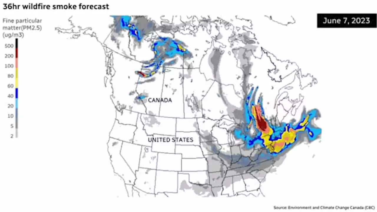 How Severe And Unusual Smoke From Canadian Wildfires Is Spreading And