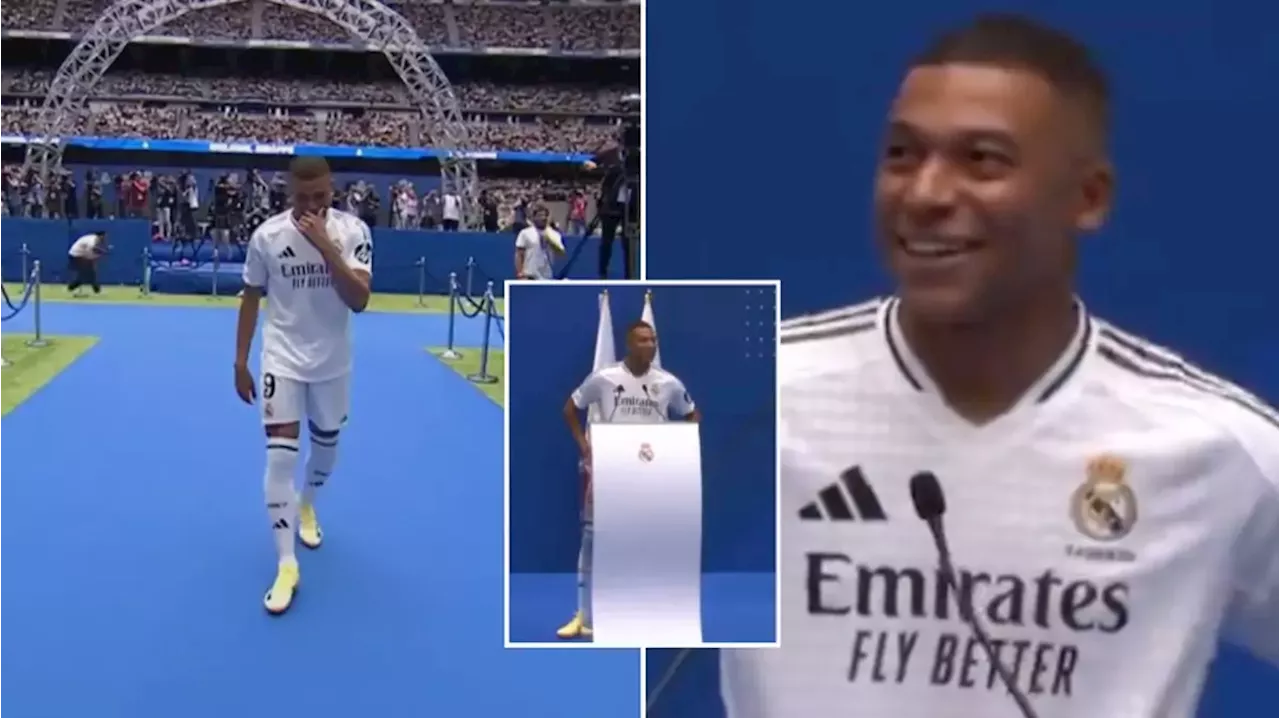 Real Madrid Kylian Mbappes First Words After Being Unveiled As Real